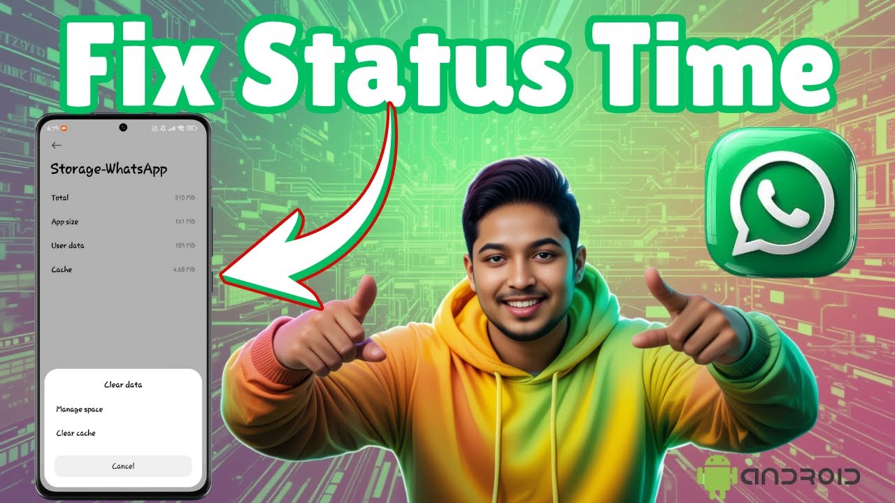 How To Fix WhatsApp Status Time Problem - Step-by-Step Guide - YouTube