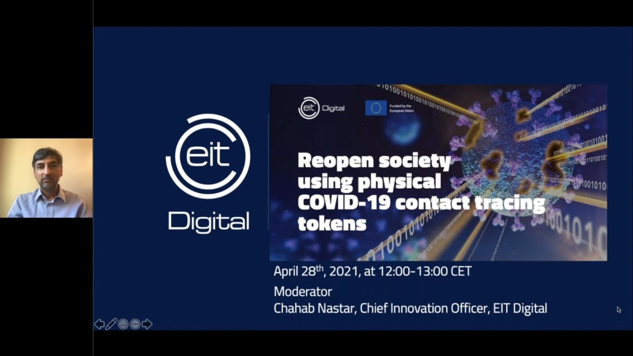 EIT Digital webinar: "Reopen society using physical COVID-19 contact ...