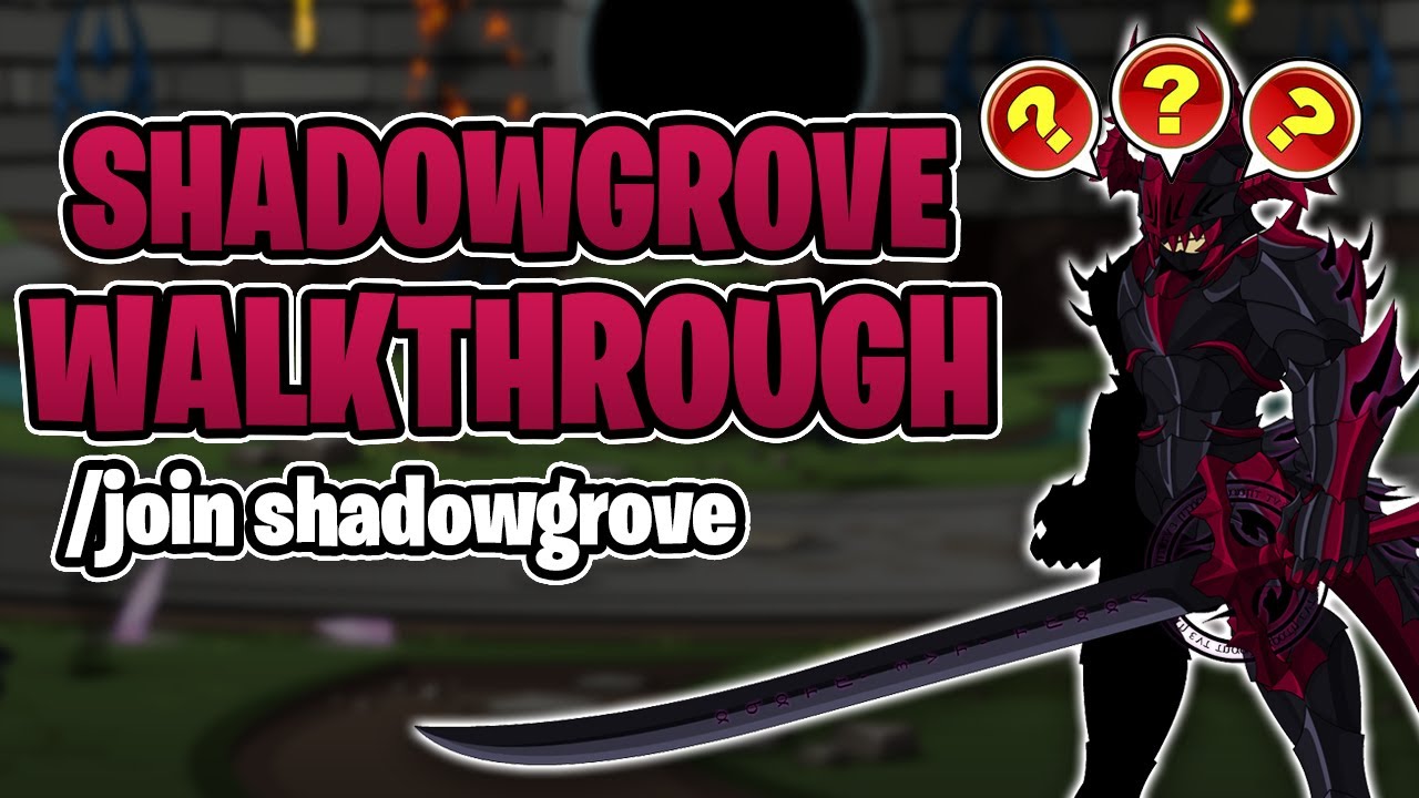 Shadowgrove Quest Walkthrough /join shadowgrove - AQW - YouTube