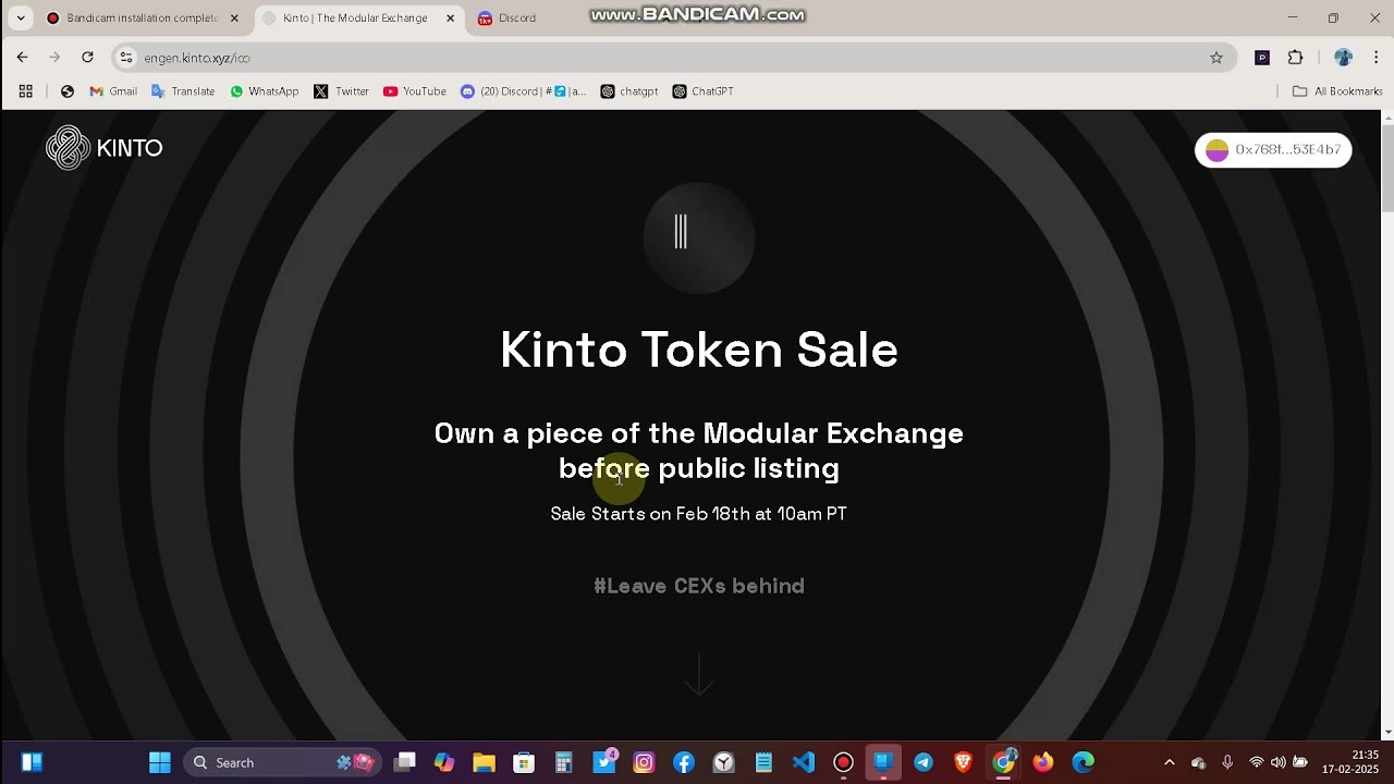 Kinto Token Sale Update🔥 - YouTube