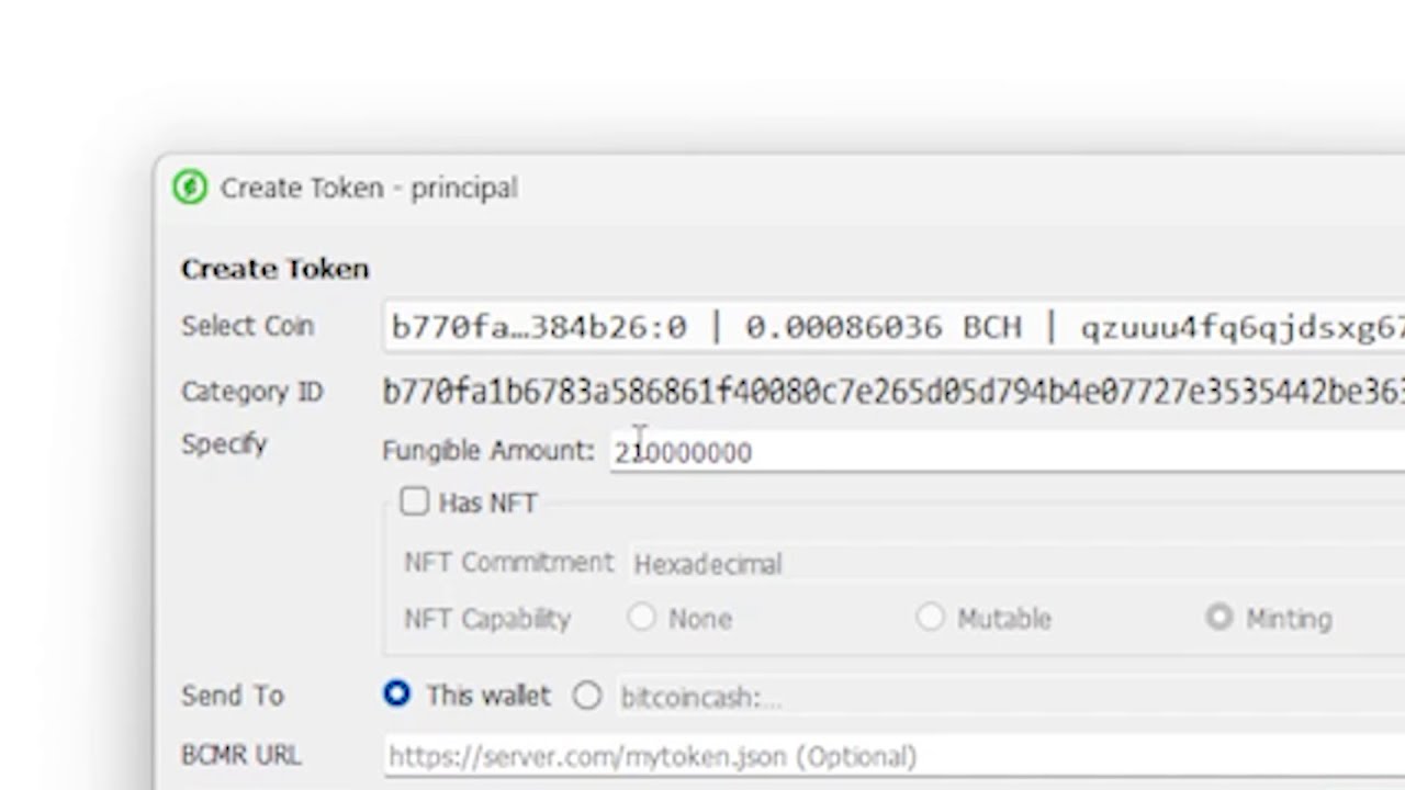 CREANDO un TOKEN en BITCOIN CASH (BCH) con PROTOCOLO "CASHTOKENS" - YouTube