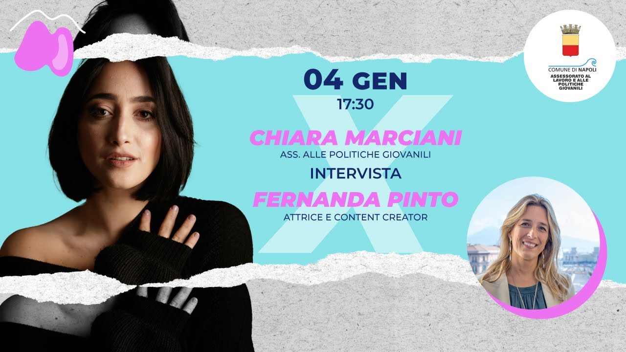 Fernanda Pinto intervistata da Chiara Marciani | Next Generation (NA ...