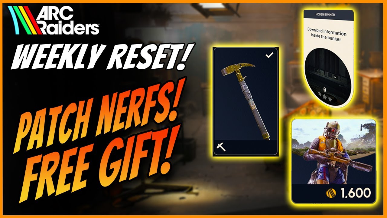 Arc Raiders Reset Jan 13th! Big Weapon Nerfs! Gilded Axe For All! The ...