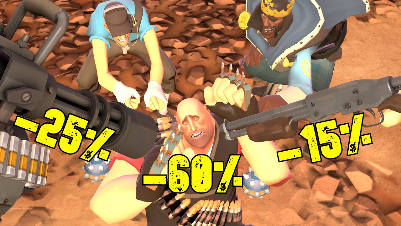 [TF2] The TRIPLE DAMAGE DOWN Heavy Loadout! - YouTube