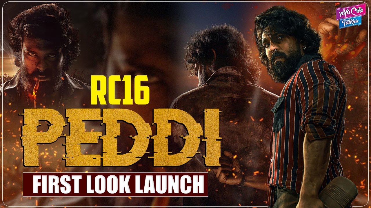 Ram Charan Birthday Celebrations || RC16 Peddi First Look Launch ...