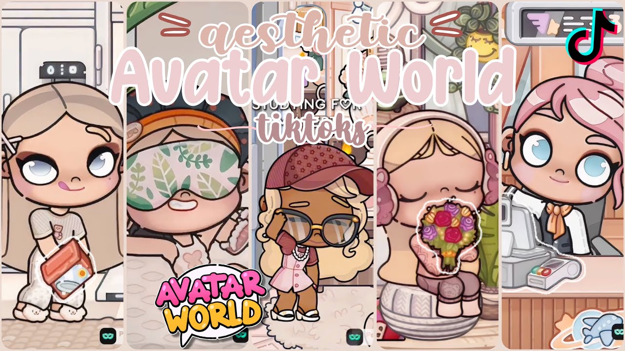 ☀️50 minutes of Aesthetic Avatar World (routines, roleplay, cooking etc ...