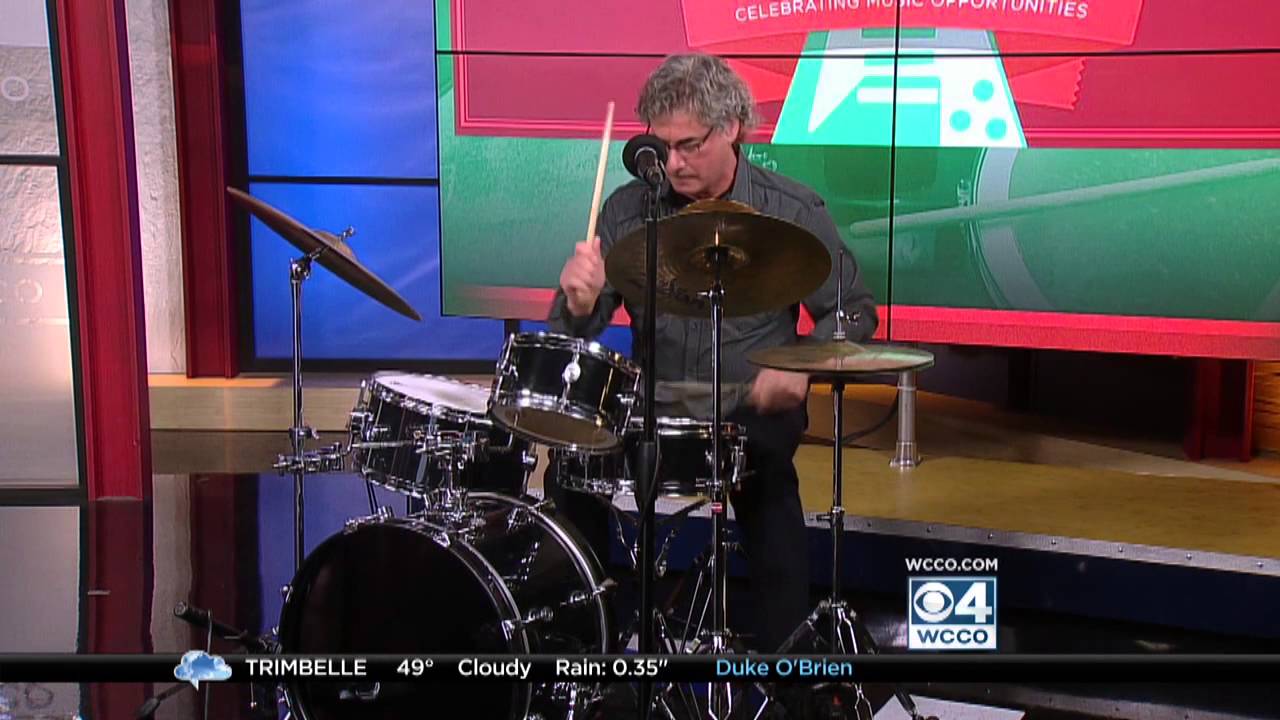 Mike Arturi Interview and Drum Solo, WCCO TV - YouTube