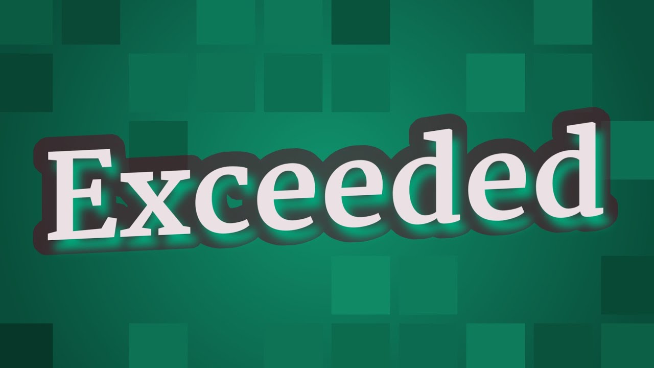 EXCEEDED pronunciation • How to pronounce EXCEEDED - YouTube