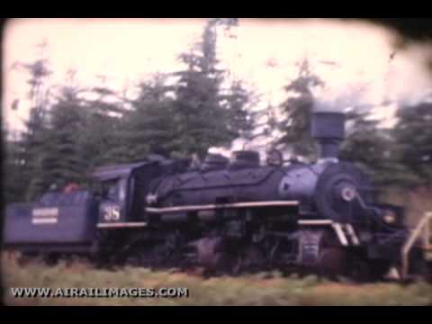 Rayonier Steam Logging Railroad in 1966 - 2-6-6-2 No. 38 (former Sierra ...