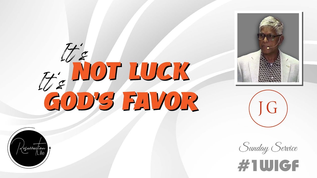 Sunday Service "It's Not Luck. It's God's Favor" - YouTube