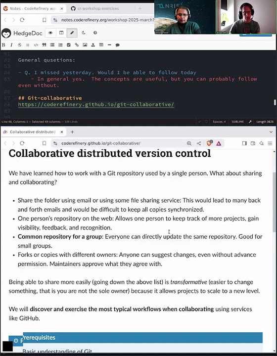 3.1 Day 3 intro - CodeRefinery 2025 Mar - YouTube