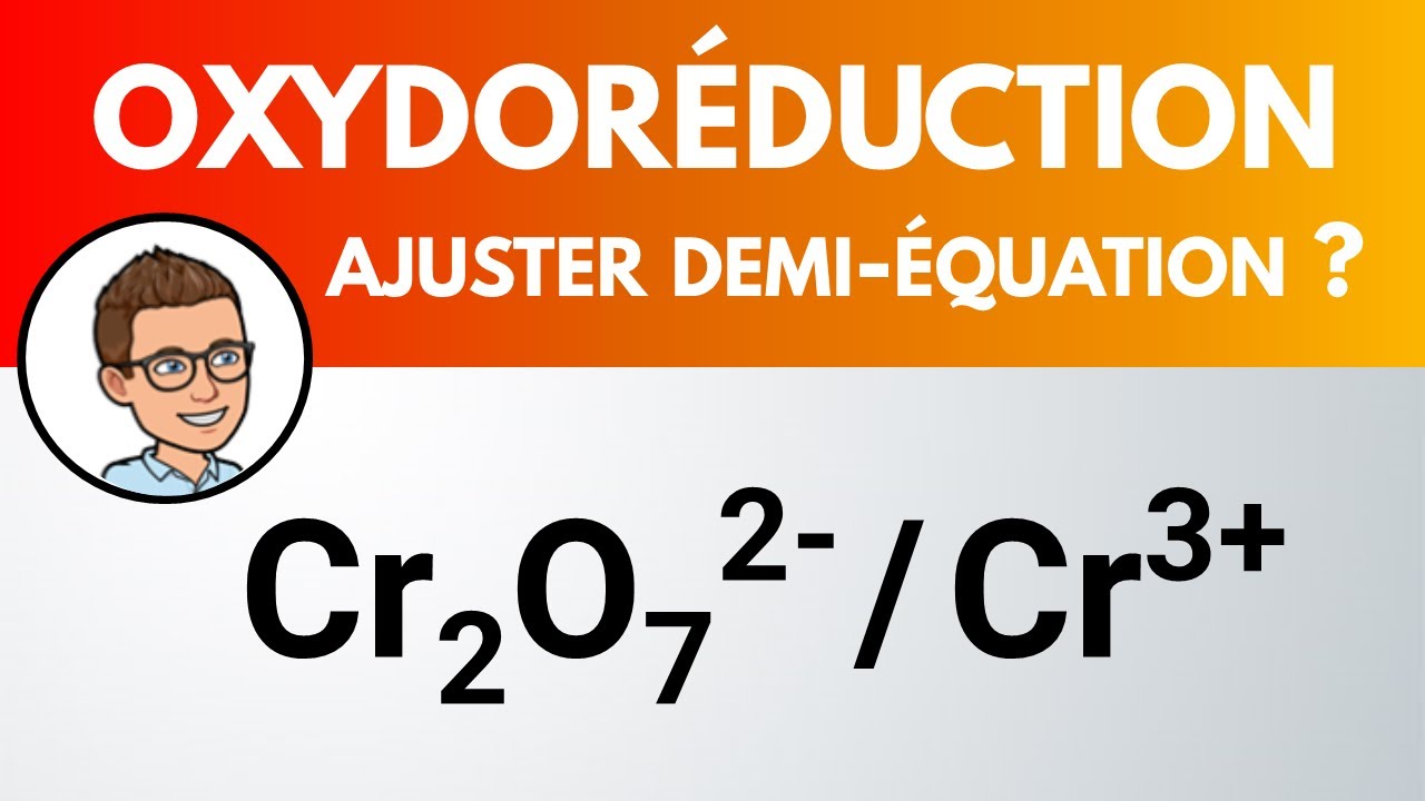 réaction d'oxydoréduction cr2o72 /cr3+