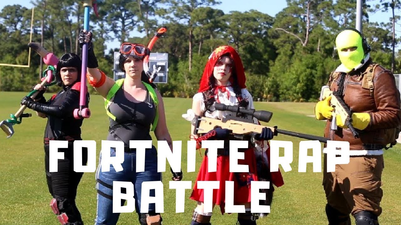 Fortnite Rap Battle: Live Action Parody - YouTube