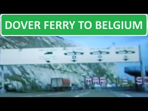 1990 Video | Dover Ferry to Ostend Belgium - YouTube
