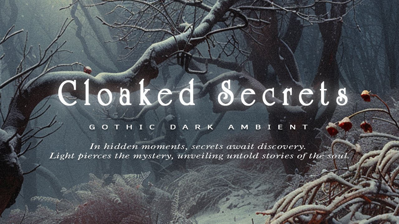 GOTHIC DARK AMBIENT | 𝐂𝐥𝐨𝐚𝐤𝐞𝐝 𝐒𝐞𝐜𝐫𝐞𝐭𝐬 | Music Video Official - YouTube
