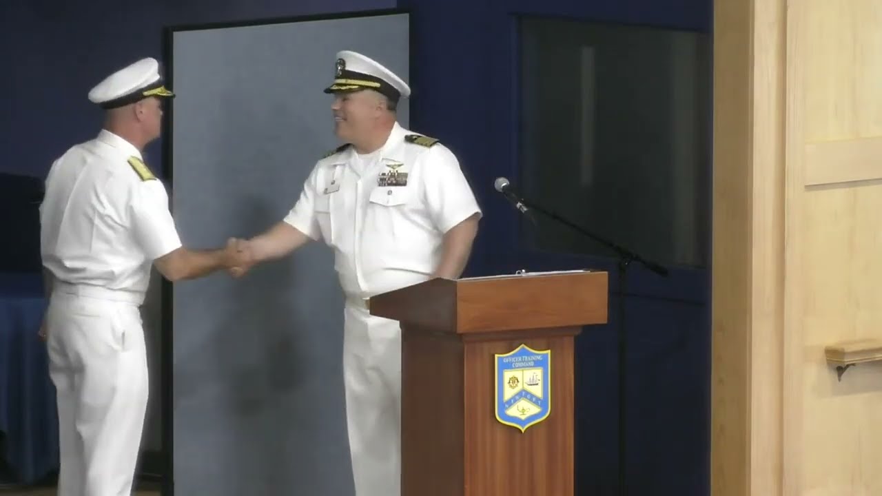 Navy Officer Candidate School (OCS) 13-22 Graduation Ceremony - YouTube
