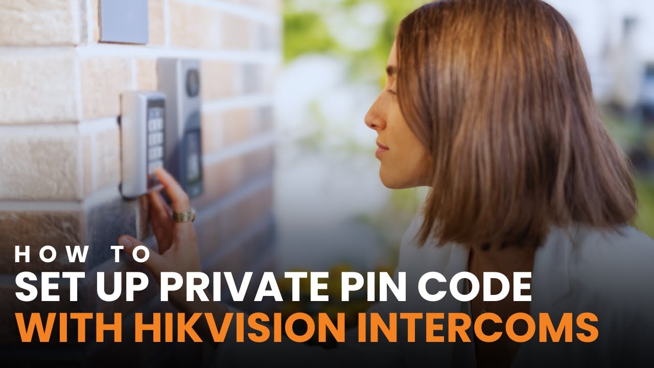 Hikvision Intercom Private Pincode Access - YouTube