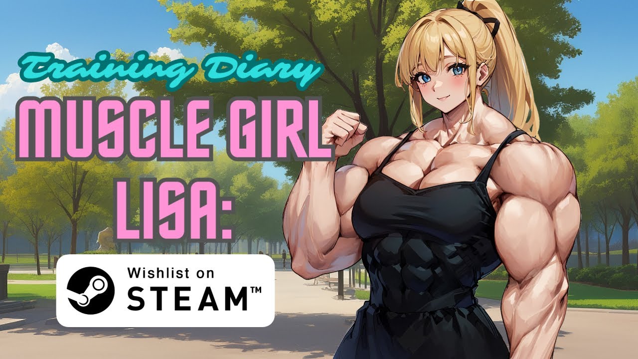 Dating Sim with Female Muscle! [Muscle Girl Lisa: Training Diary] - YouTube