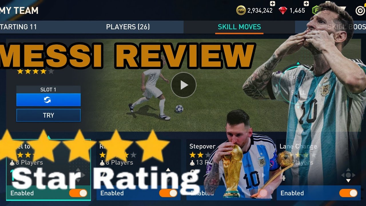 108 messi Reeivew 🥶#fifamobile #messi #viral - YouTube