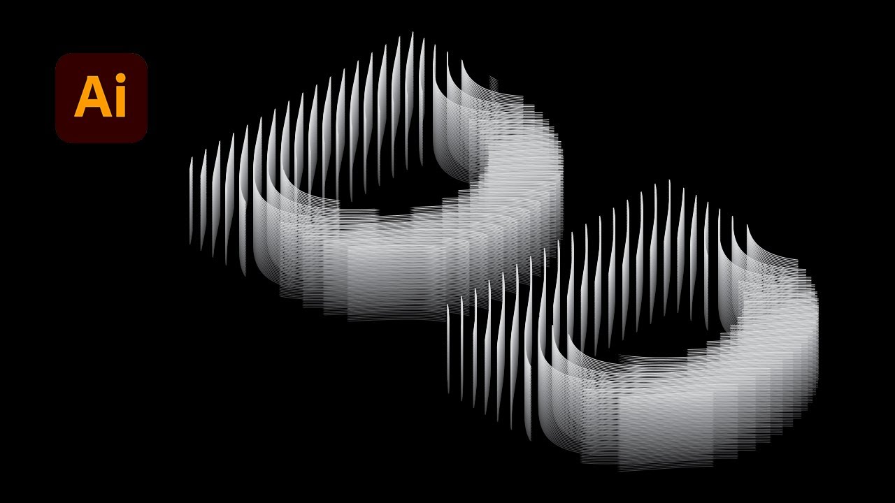 3D Isometric Text Effect in Illustrator Tutorial - YouTube