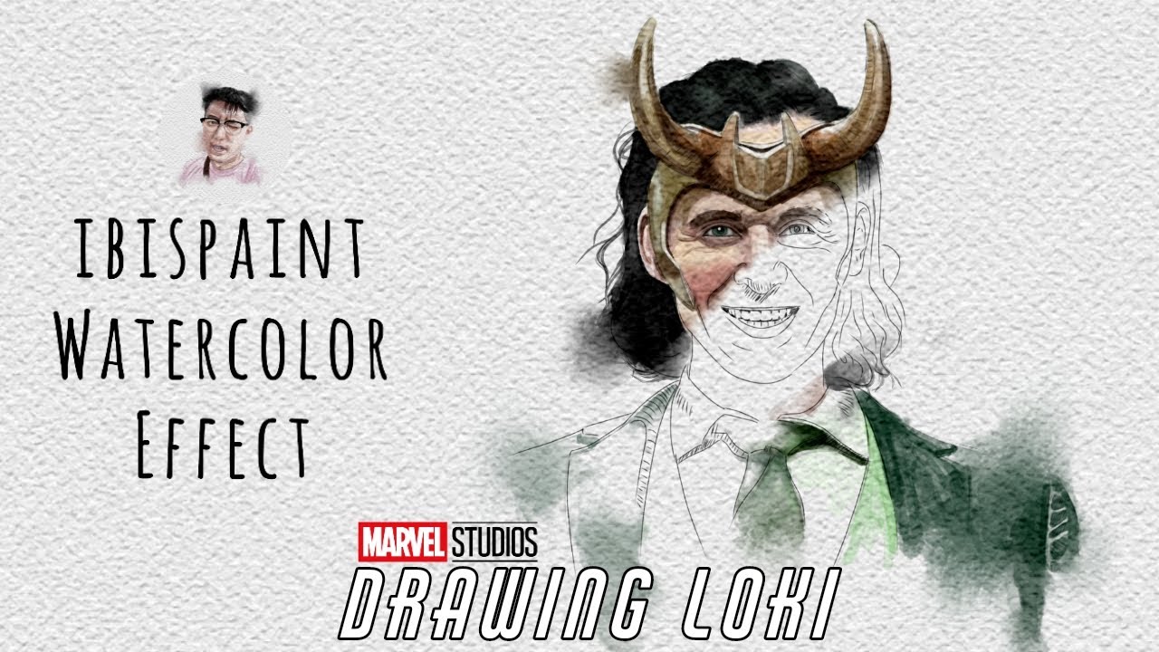 Drawing Loki | watercolor effect ibispaint | SketchZa - YouTube