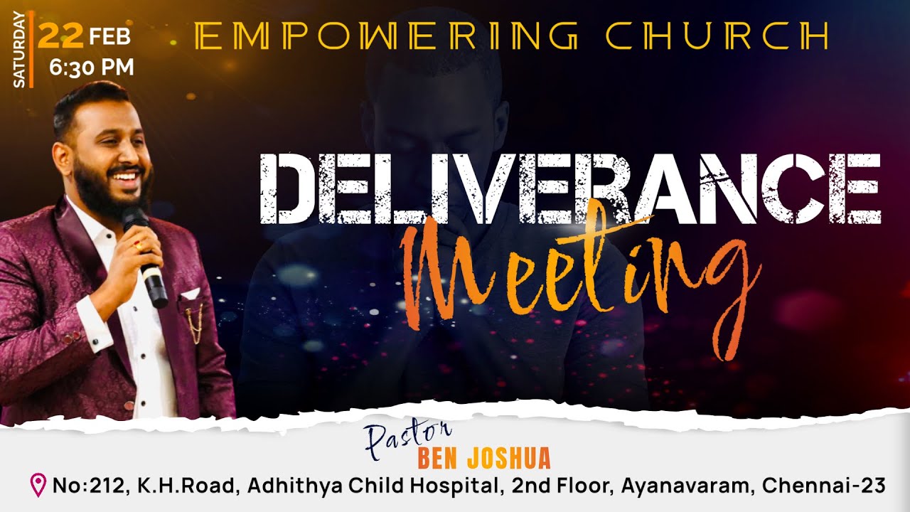DELIVERANCE MEETING | PAS BEN JOSHUA | EMPOWERING CHURCH - YouTube