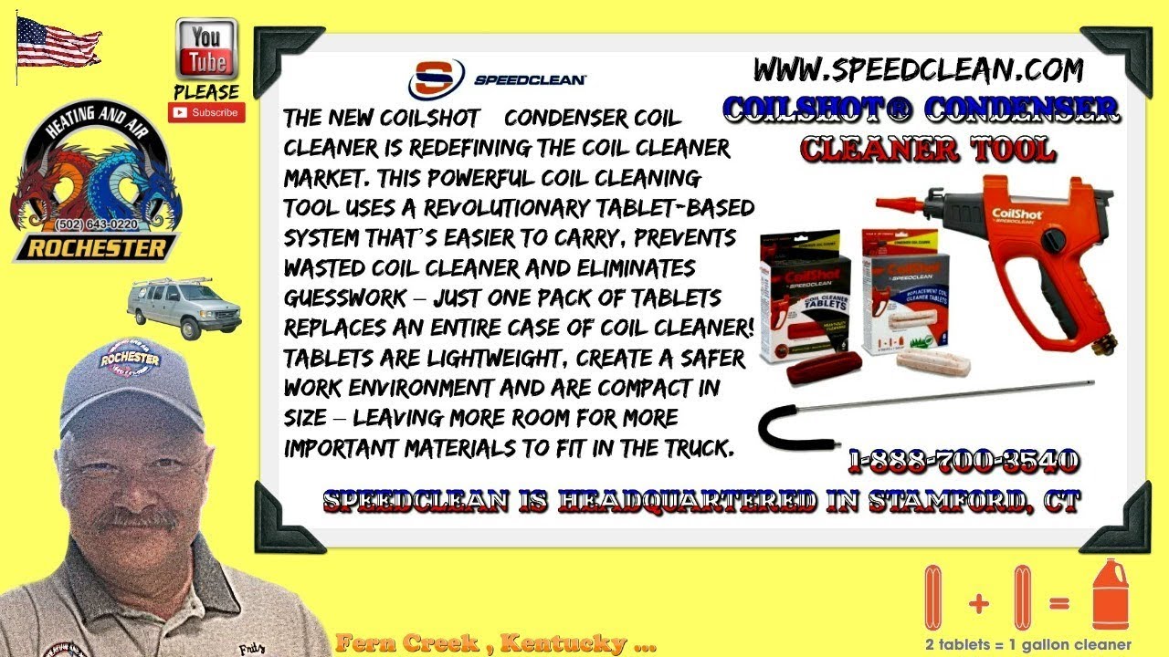 SpeedClean : CoilShot Condenser Cleaner Tool and Wand - YouTube