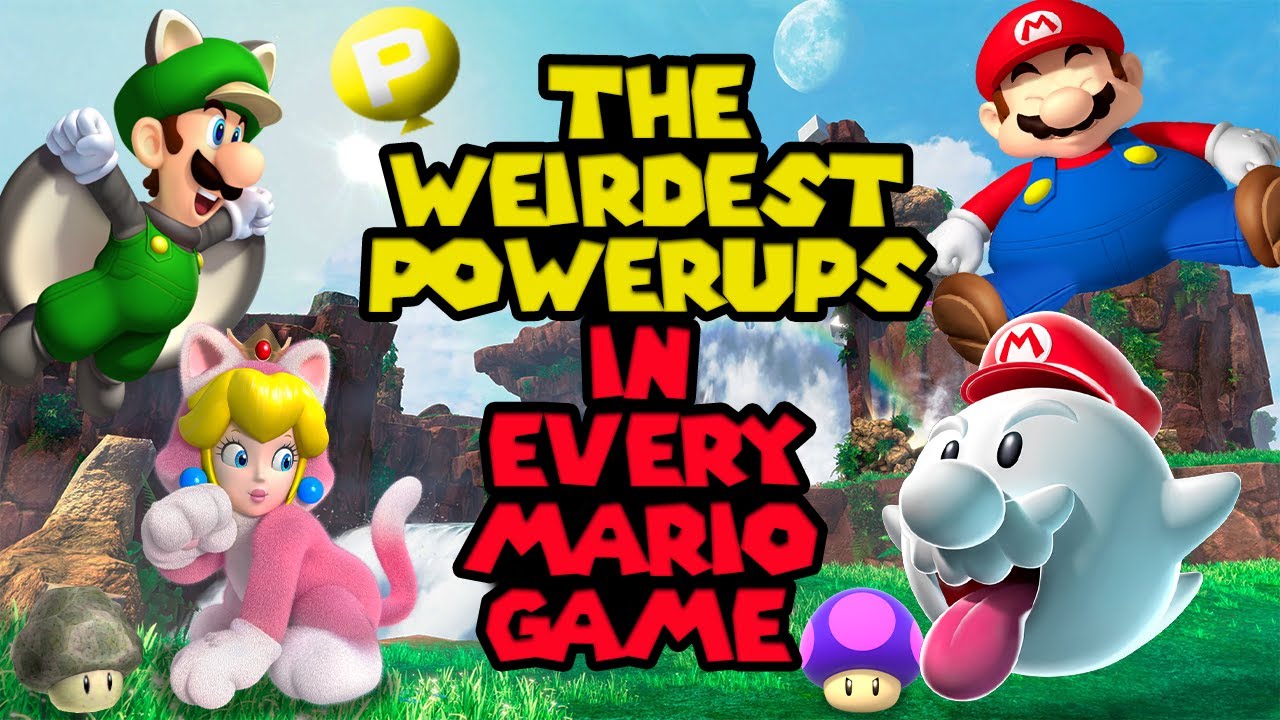 The Weirdest Powerup in Every Mario Game - YouTube