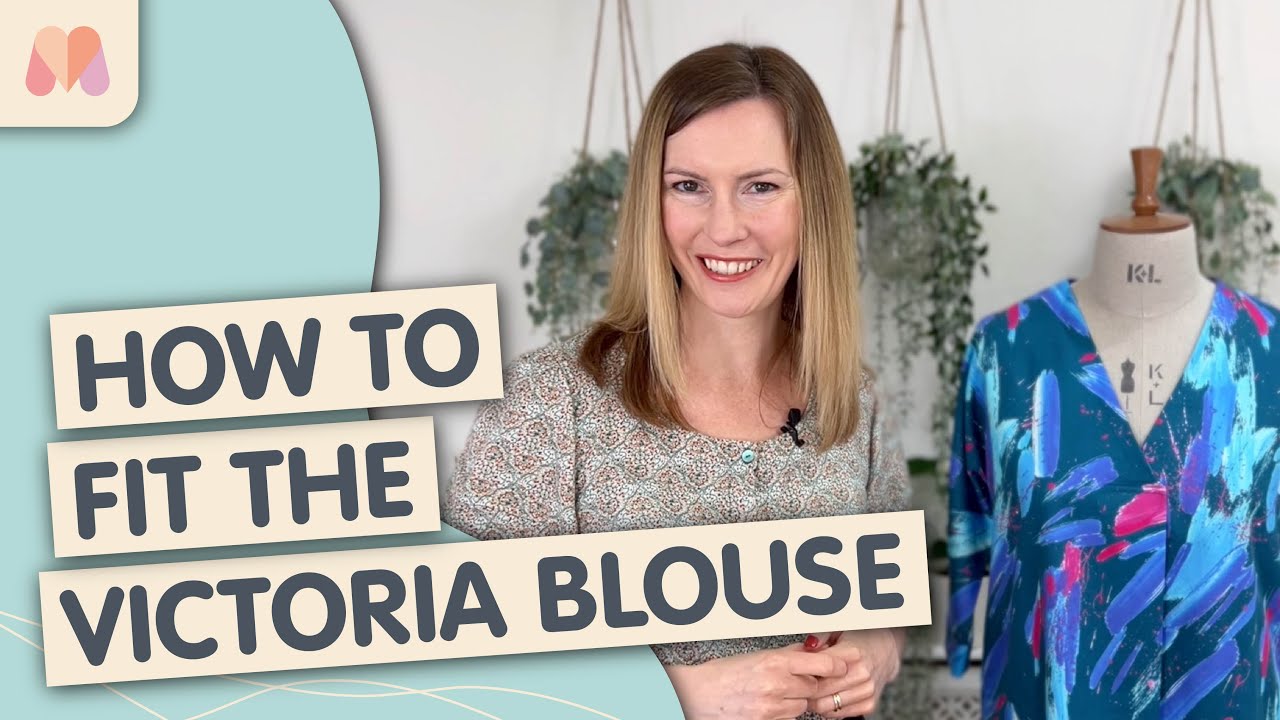 How to fit the Victoria Blouse | Minerva Exclusive Patterns | Fitting ...