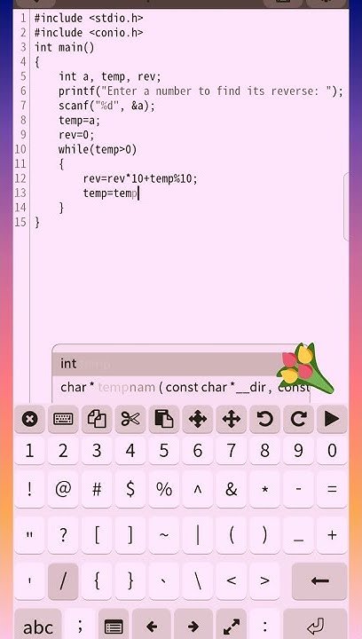 🔥 Reverse number 🔥 C code to reverse the digits of a number #shorts #coding #programming # ...