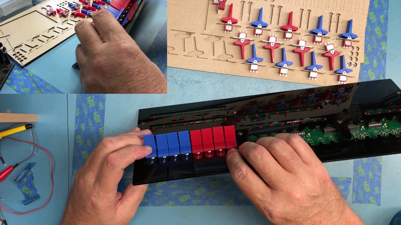 IMSAI 8080 Replica - Part 11 - Soldering in the switches - STB324 - YouTube