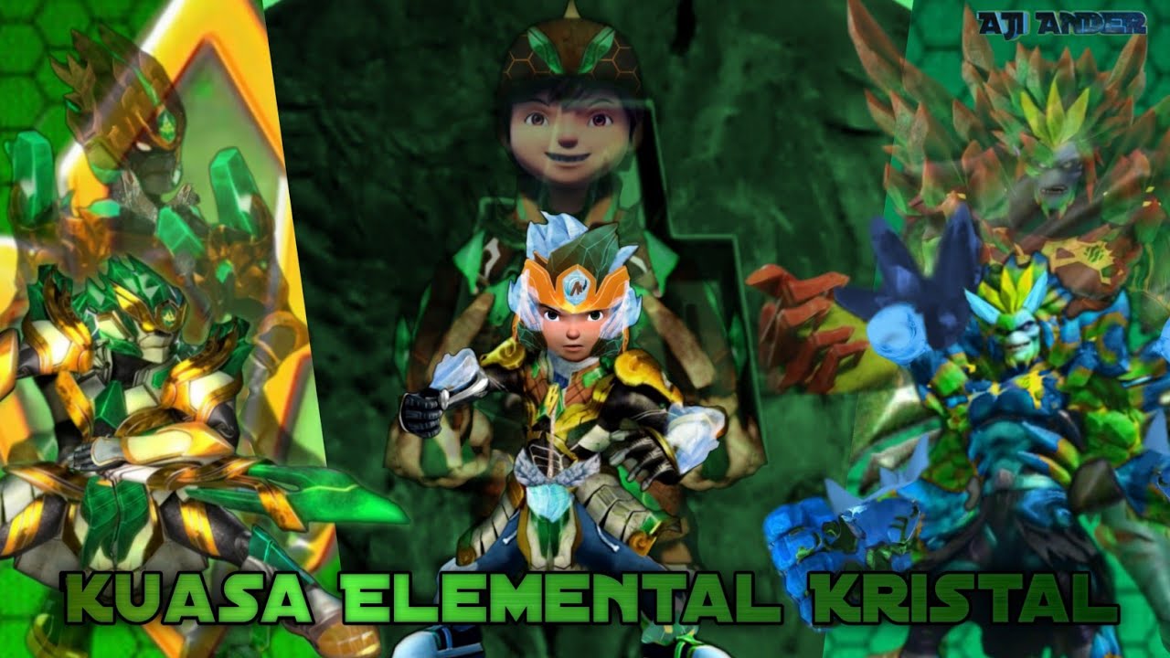 Boboiboy Kuasa Kristal | Evolusi Dan Fusion Baru Kristal Tahap 3 - YouTube