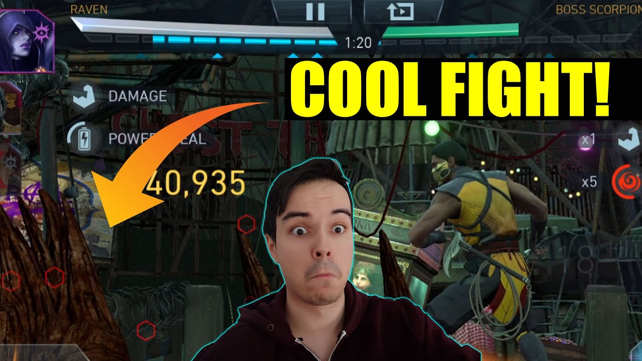 Boss Scorpion Is A Pretty Cool Fight! Injustice 2 Mobile - YouTube