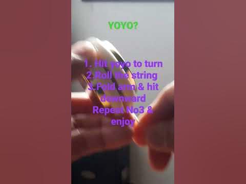 How to play yoyo in easy steps. - YouTube
