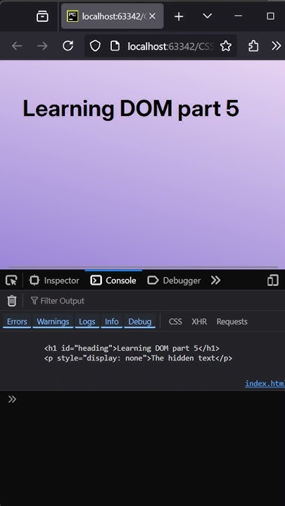 Learning Dom In Js Part 6 Coding Webdevelopment Programming Correctcoding Youtube