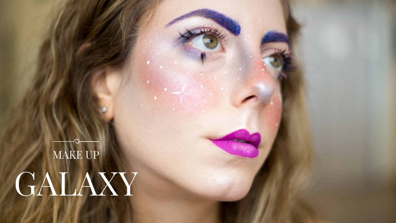 GALAXY MAKEUP TUTORIAL 💫 ☄️ - YouTube
