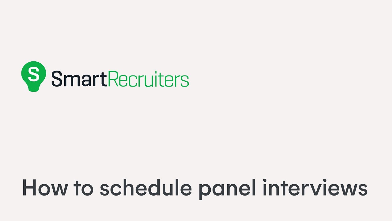 How to schedule panel interviews in SmartRecruiters using Cronofy - YouTube
