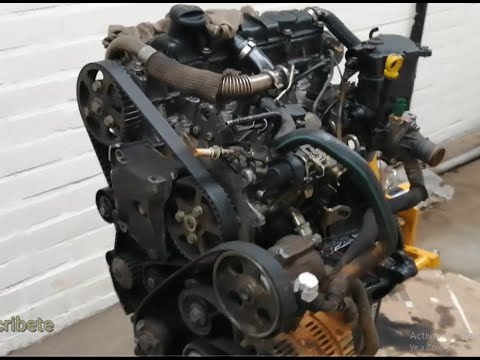 MOTOR DW8 DESARME N°1 1.9 Diesel Peugeot Partner Citroen Berlingo - YouTube