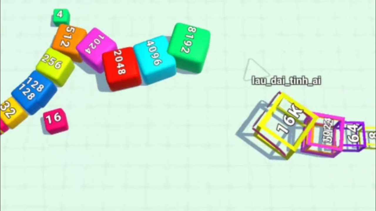 Jelly Cube Run 2048 16k vs 8192 cube - YouTube