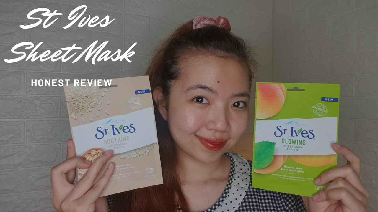 St. Ives - Sheet Mask #HonestReview - YouTube