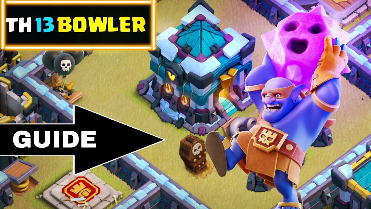Th13 Super Bowler Smash Strategy in Clashofclans!! - YouTube