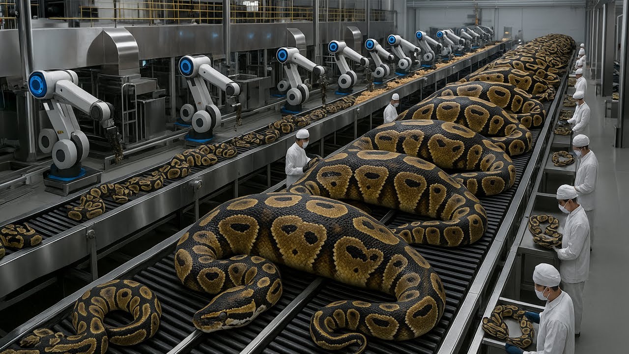 Inside a Modern Python Leather Factory: From Farmed Snakes to Luxury ...
