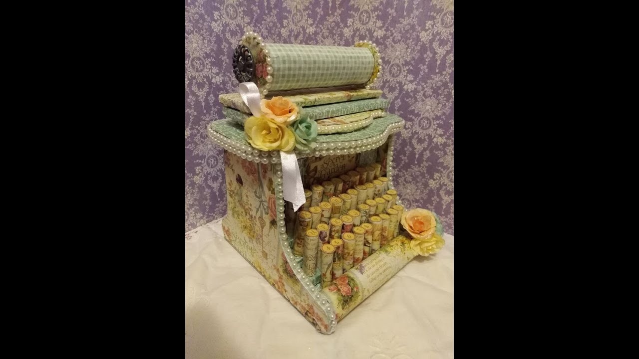 Typewriter box . A Design from Tara's card studio ( sorry low volume ...