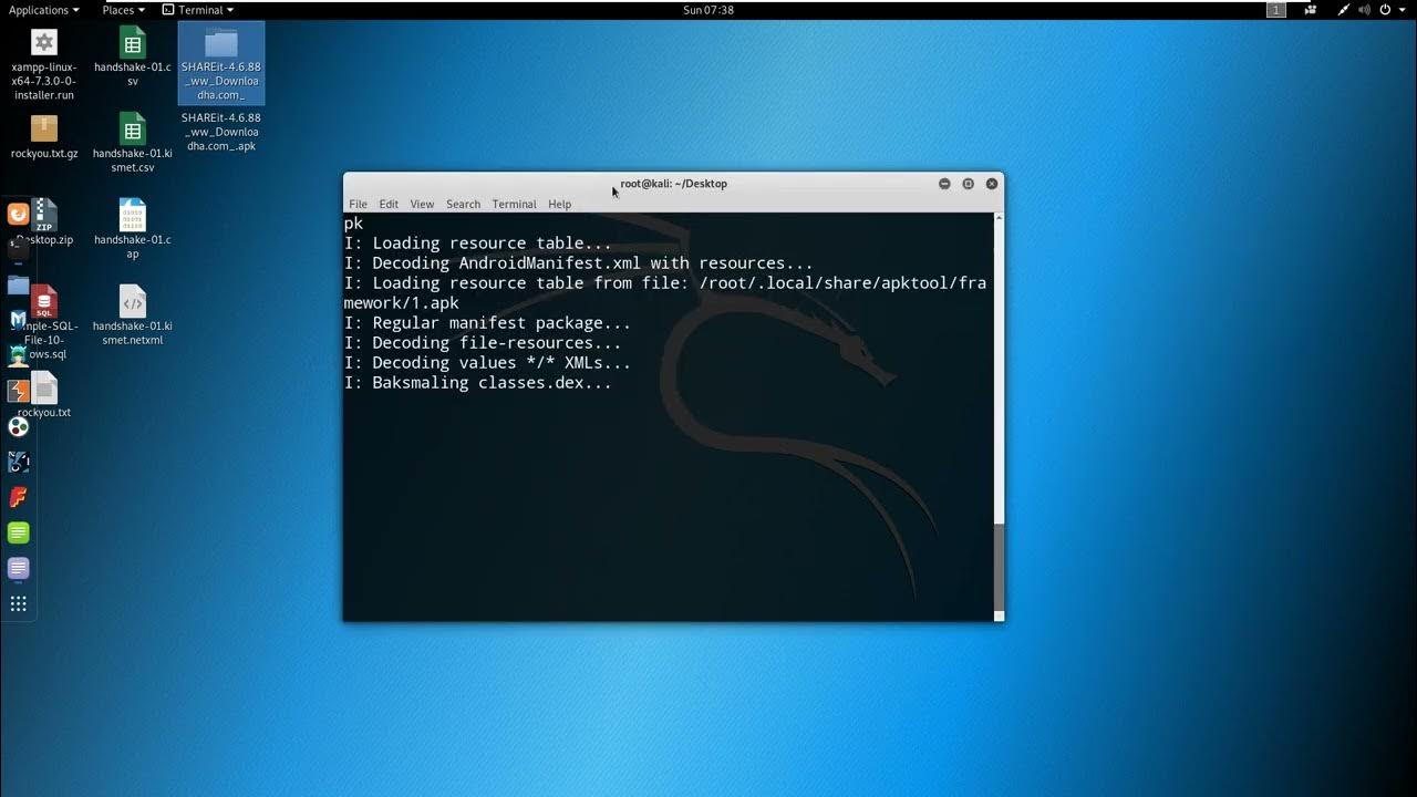 دوره آموزش کالی لینوکس(Reverse Engineering-apktool) - YouTube