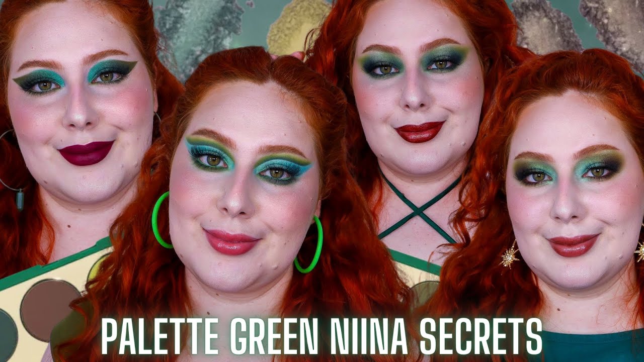TESTEI A PALETA GREEN DA NIINA SECRETS + 1 PALETA, 4 MAKES! - YouTube