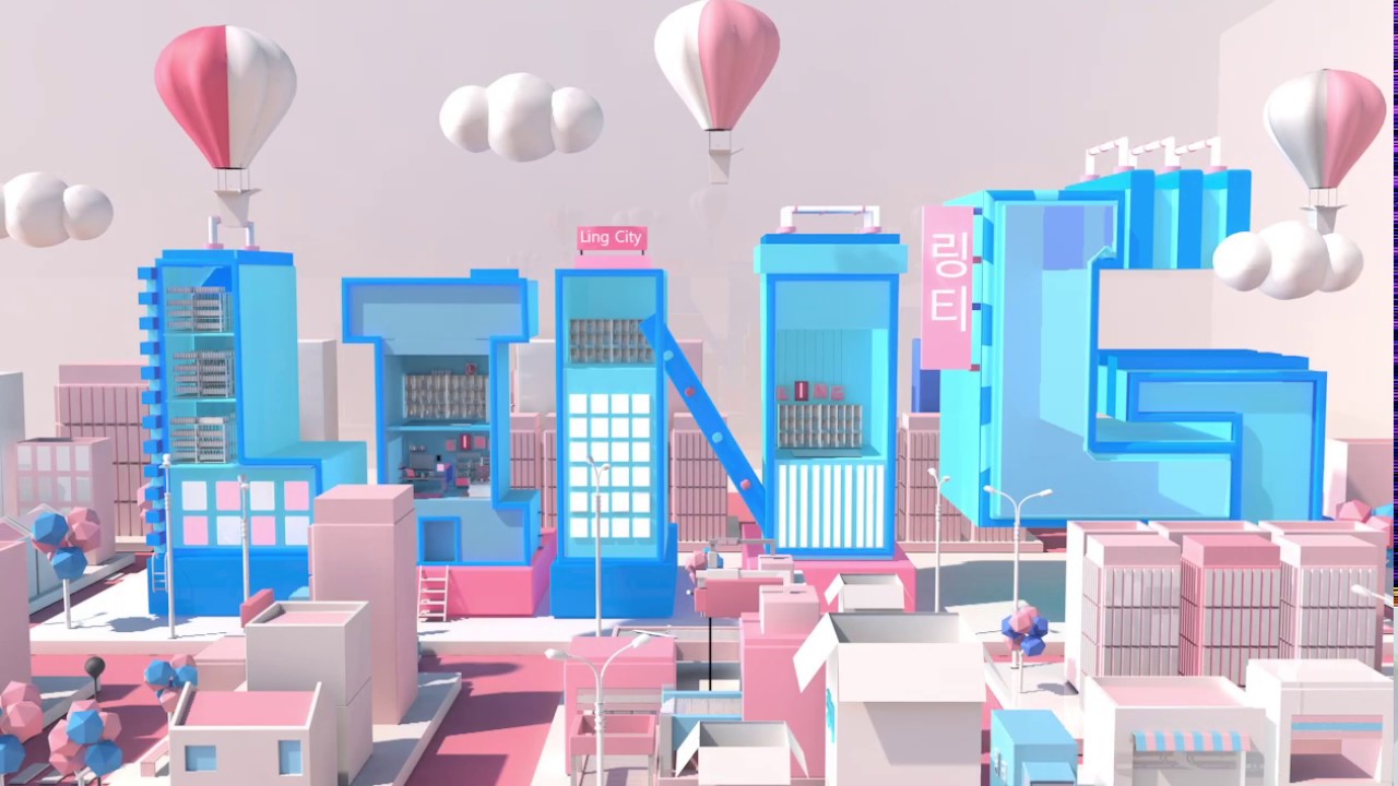 [작업물] c4d motion graphic 모션그래픽 (링티 컨셉 영상) - YouTube