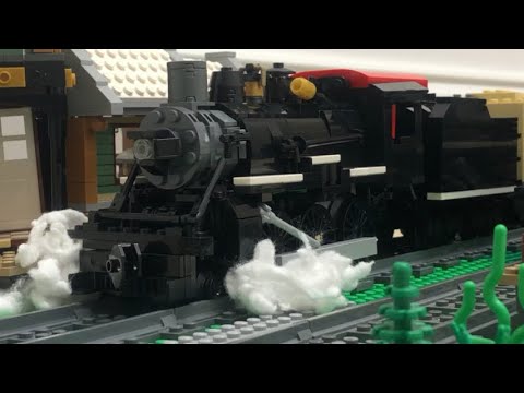 Filming my Lego 2-6-0 Mogul - YouTube