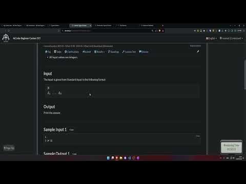 AtCoder Beginner Contest 353 - screencast by noomaK (A-G except F in ...