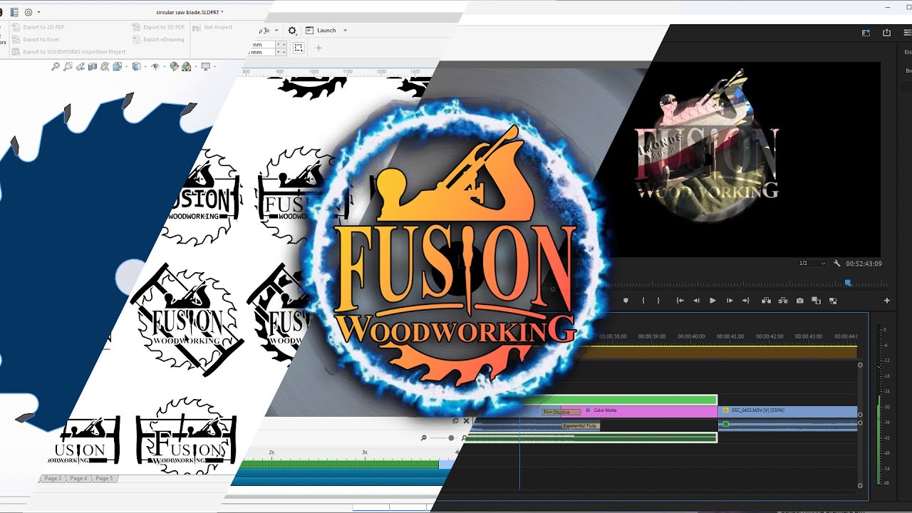 How I Made the Intro Animation to My Woodworking Channel [Eng Audio ...