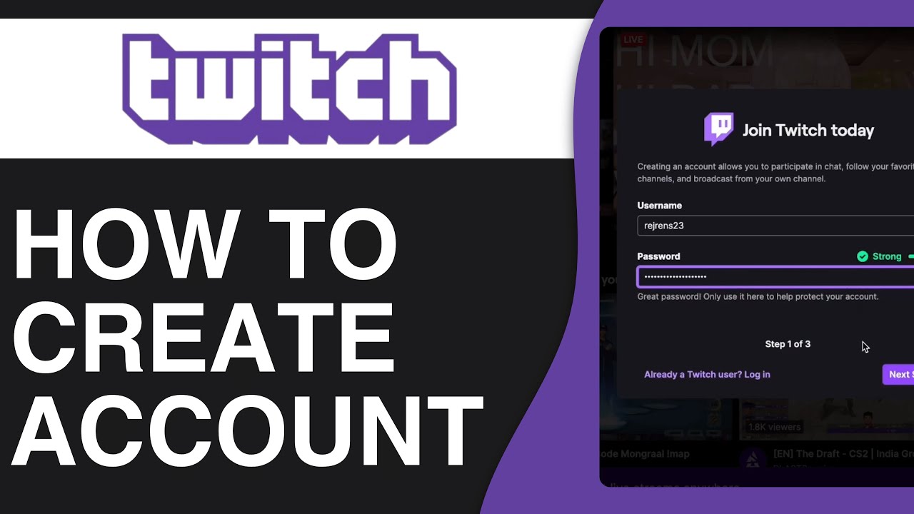 How to Create an Account on Twitch - Full Guide - YouTube